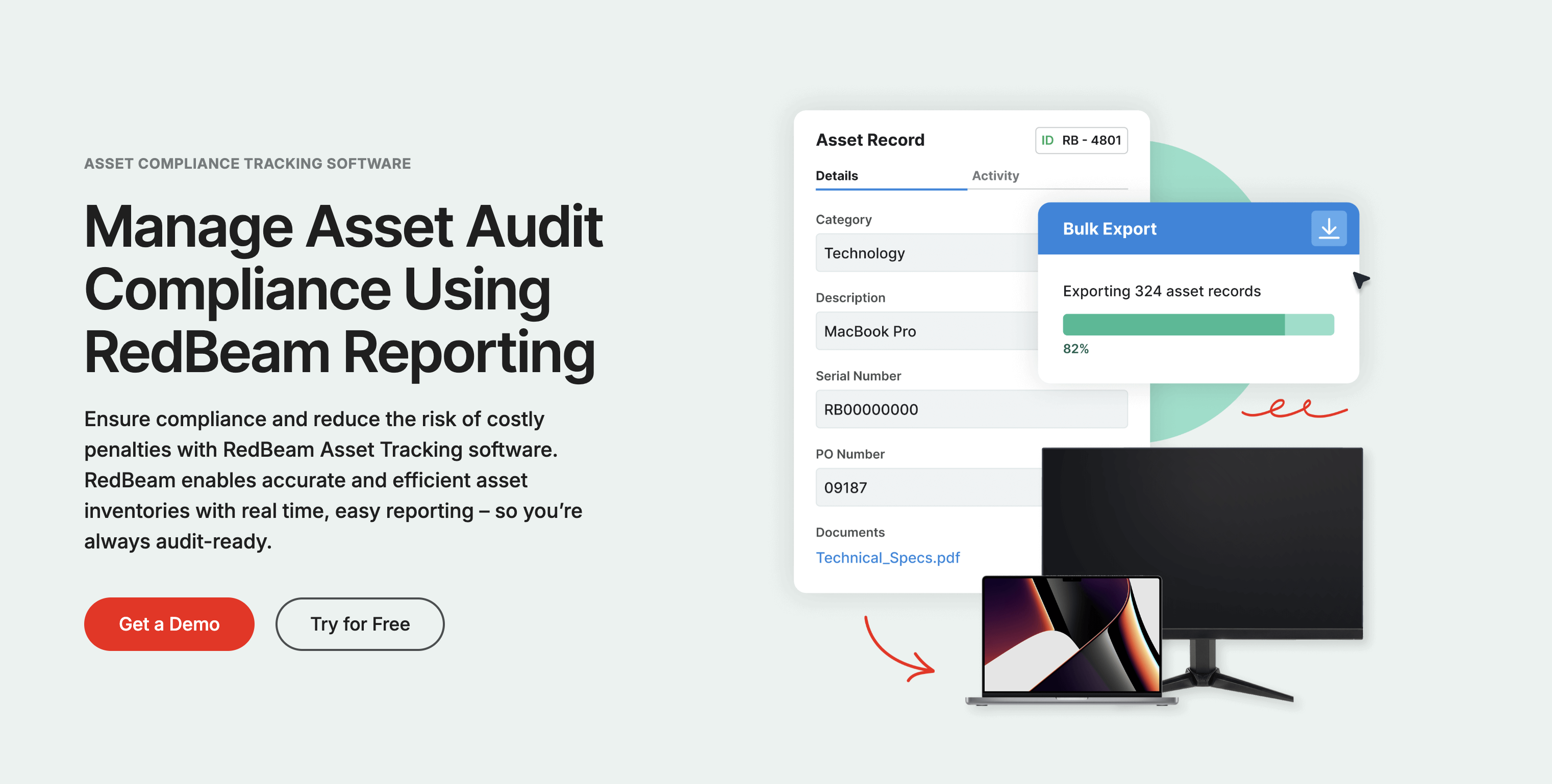 Asset Compliance Tracking Software | RedBeam