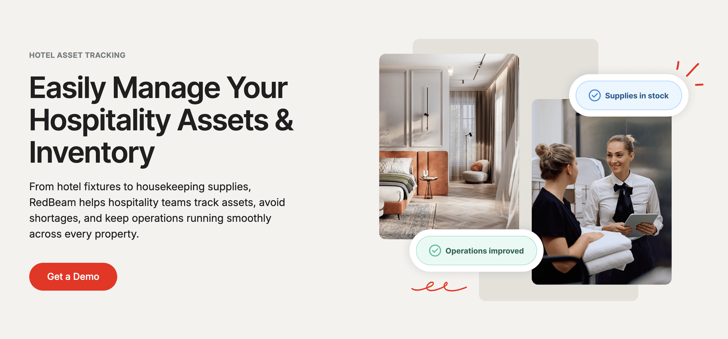 Hotel Asset Tracking Solutions | RedBeam