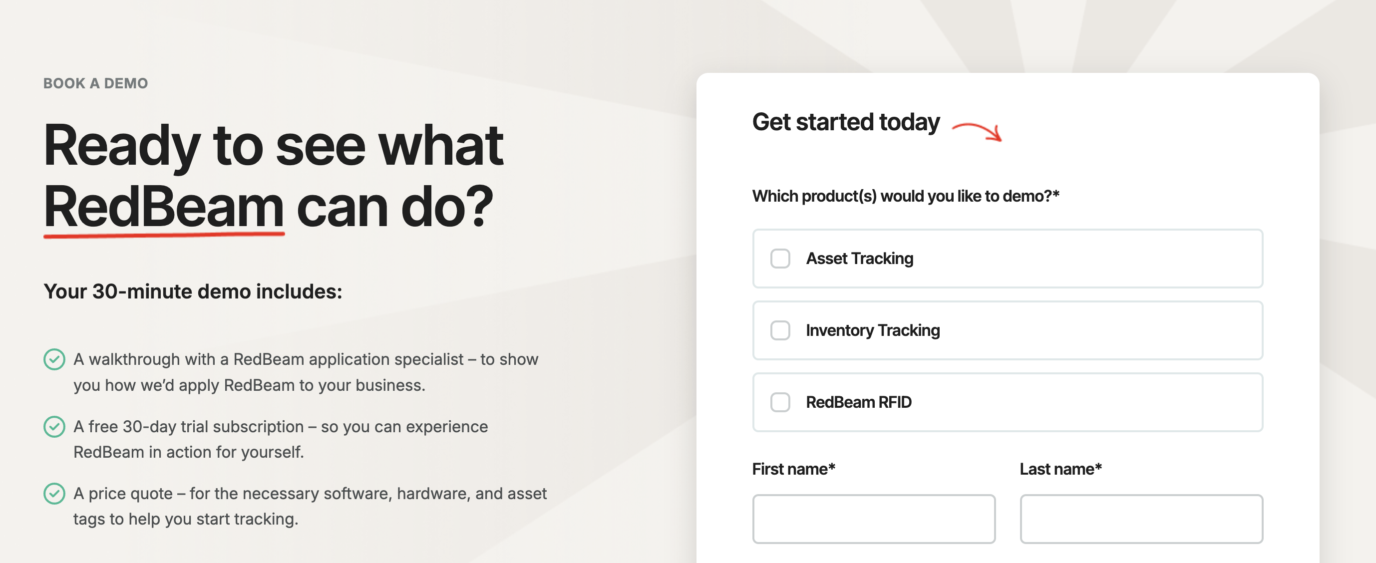 Try RedBeam Today | Live Demo for Your Team
